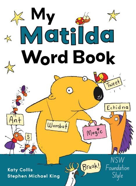 My Matilda Word Book NSW sample/look inside