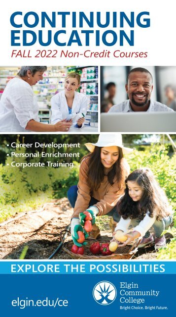 Continuing Education - Fall 2022 | Elgin Community College