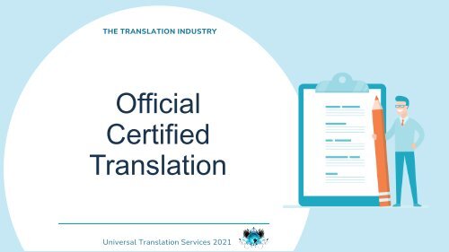 Official Certified Translation Official Certified Translation