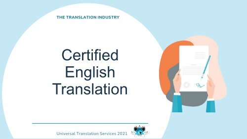 Certified English Translation