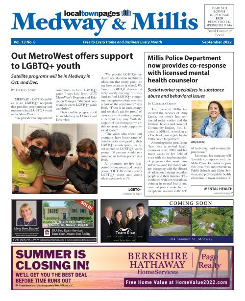 Medway & Millis September 2022