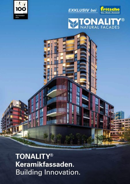 TONALITY Imagebroschuere