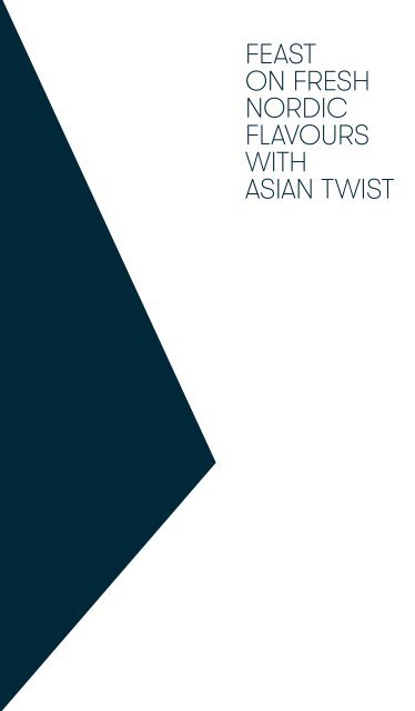 Bon Vivant menu autumn 2022