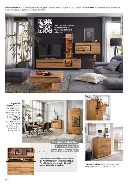 Wohnwand PUERTO in Asteic