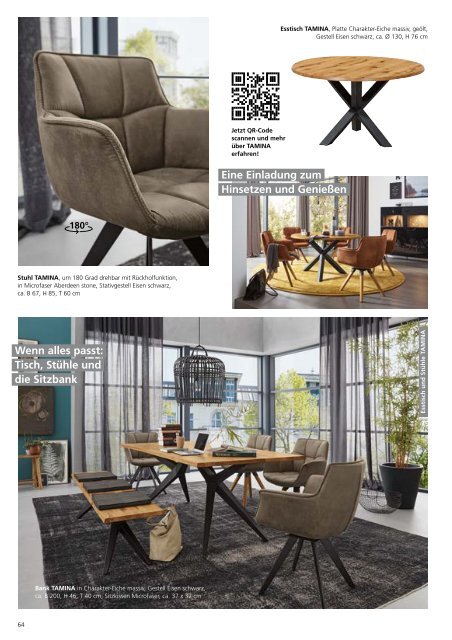 Esstisch TAMINA, Platte C