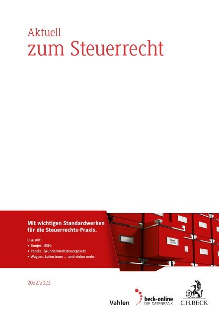 Aktuelles Steuerrecht