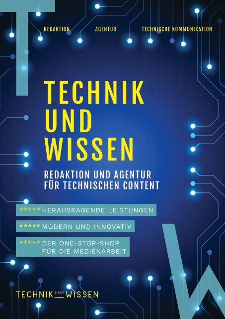 Technik und Wissen: Redaktion und Agentur für technischen Content