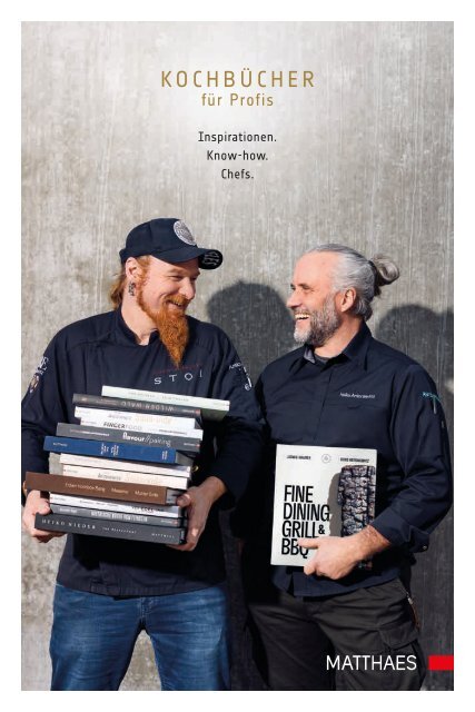 MATTHAES Hochwertige Kochbücher für Küche und Gastronomie 2022