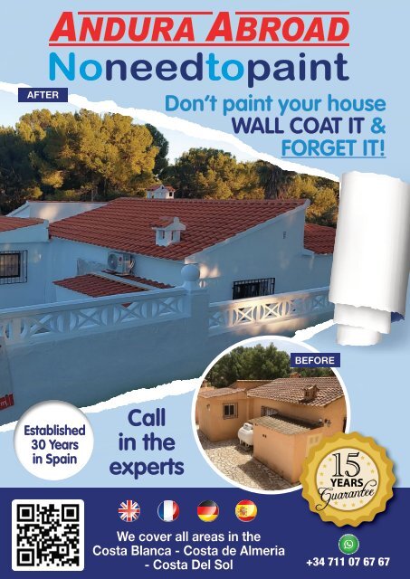 No Need To Paint - Andura Abroad- July 2024