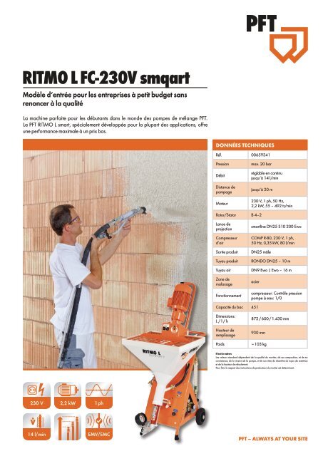 PFT RITMO L FC-230V smart_fr