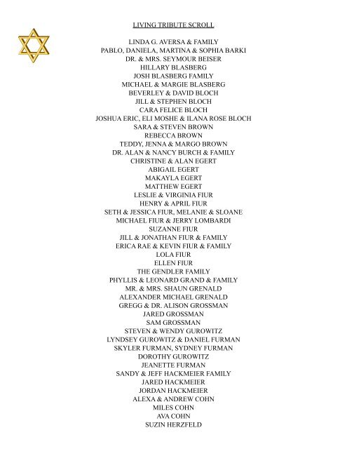 2022 LIVING TRIBUTE SCROLL 2022 FINAL VERSION