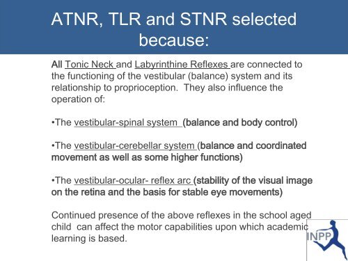 ATNR, TLR and STNR select