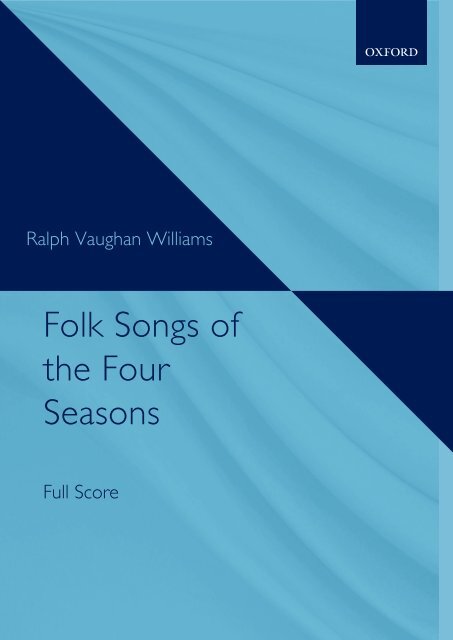 Vaughan Williams - Folk Songs of the Four Seasons (Full Score)