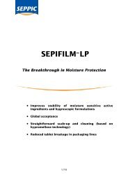 Product Information MIGLYOL® 810, 812, 818, 829, 840 Neutral Oils ...