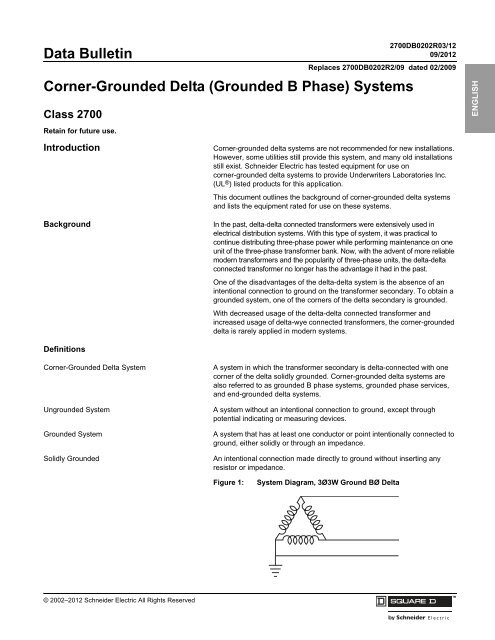 Corner Grounded Delta