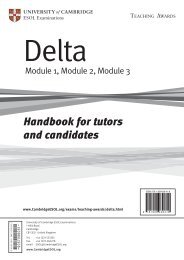 CEC Reading & Writing Test - Sample Paper 1 - Cambridge ESOL