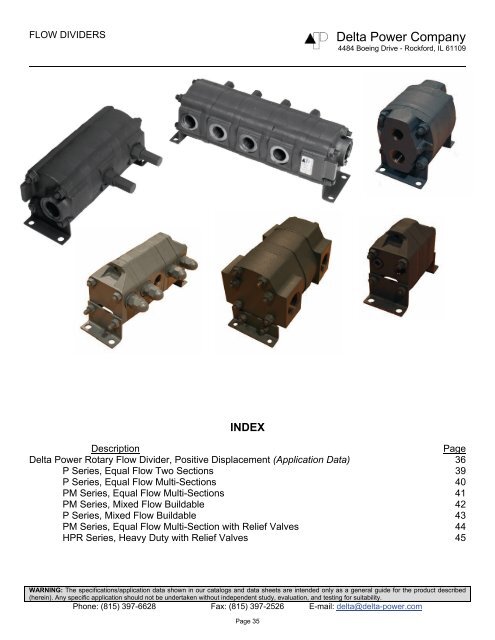 Delta Power Company - Federal Fluid Power, Inc.