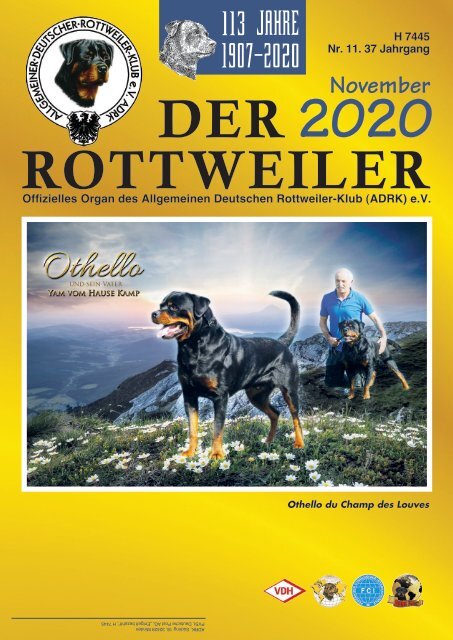 Der Rottweiler - Ausgabe November 2020
