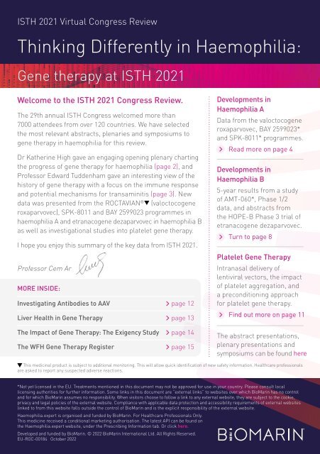 ISTH 2021 Congress Review