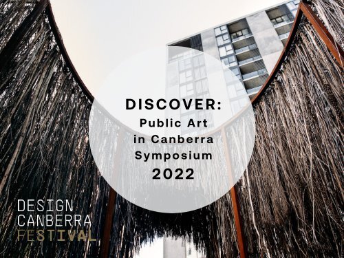 DISCOVER: Public Art in Canberra Program