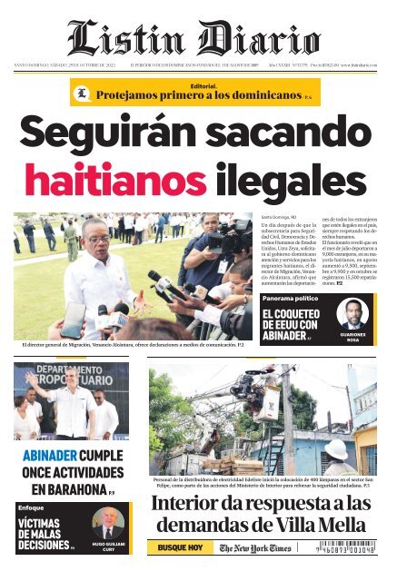 Listín Diario 29-10-2022