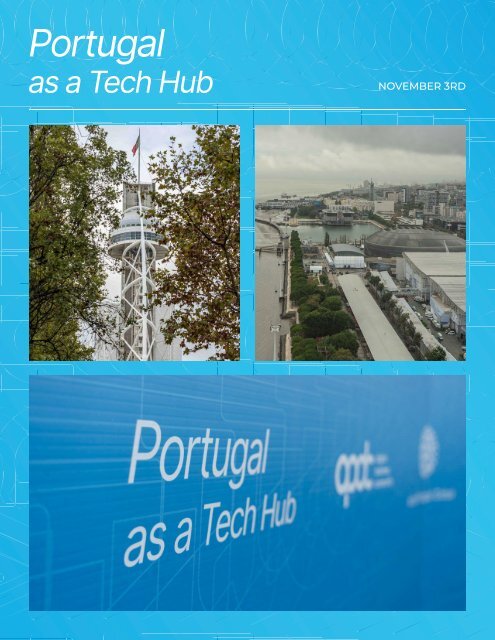 PORTUGAL AS TECH HUB