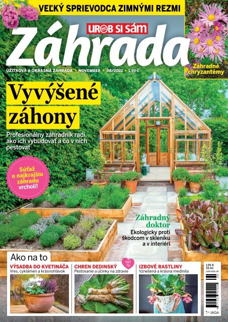 Časopis Urob si sám Záhrada č. 8/2022