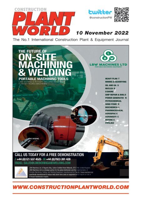 Construction Plant World 10 November 2022