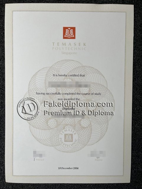 Buy a Temasek Polytechnic diploma certificate in Singapore