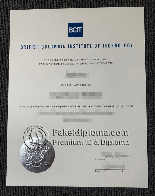 BCIT diploma in Canada
