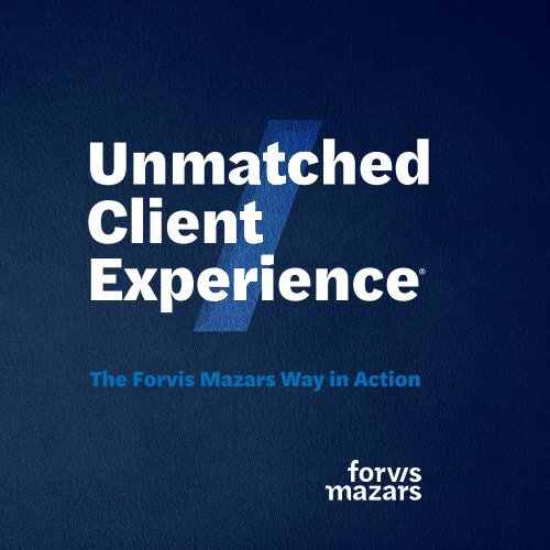 Forvis Mazars UCX Book