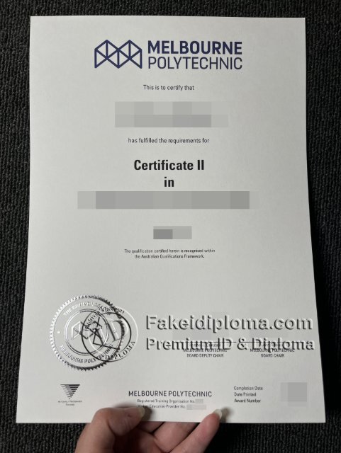 Melbourne Polytechnic diploma