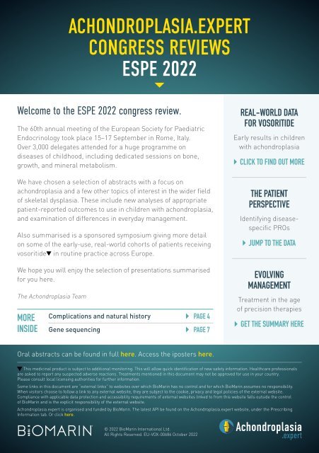 ESPE 22 Congress Review