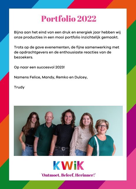 KWIK Portfolio 2022