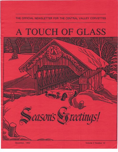 Central Valley Corvettes of Fresno - December 1992