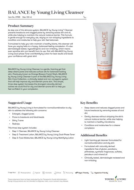 BALANCE by Young Living Cleanser PIP