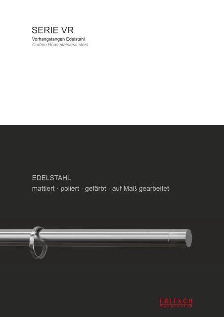 Fritsch Vorhangstangen Serie VR