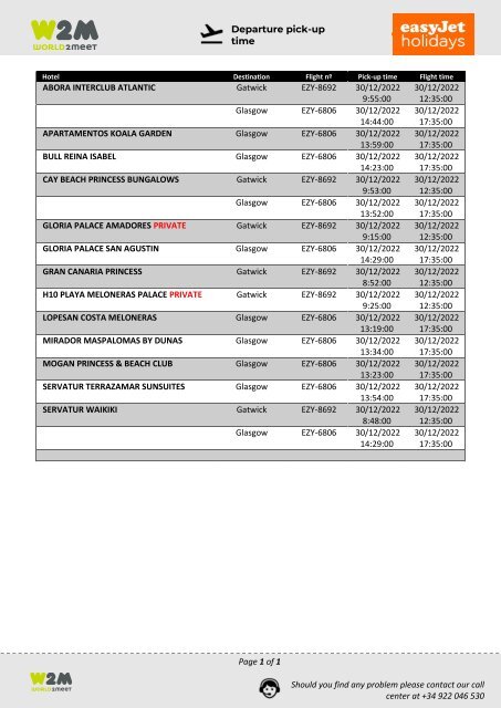 DEPARTURE 30 12 EASYJET LPA
