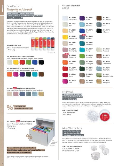 FARBEN GoniDecor Einzigar
