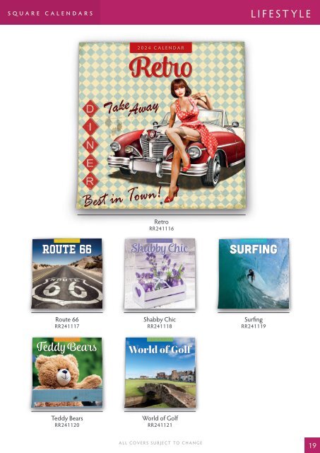 ICONS square calendars Qu