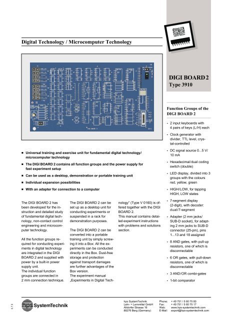 DIGI BOARD 2 - hps SystemTechnik