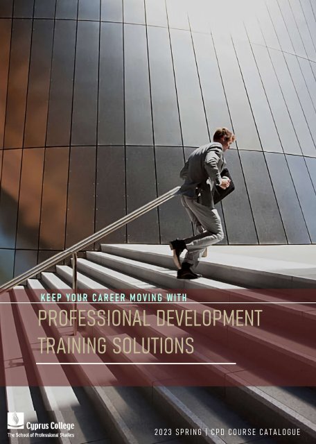 CPD Course Catalog Spring 2023 _ Continuing Professional Development