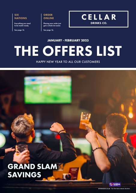 Cellar Drinks Co. The Offers List: January - February 2023