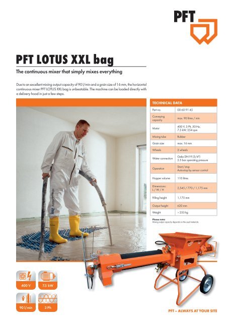 PFT lotus XXL bag_en