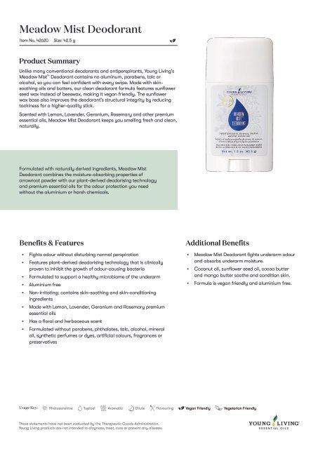 Meadow Mist Deodorant PIP