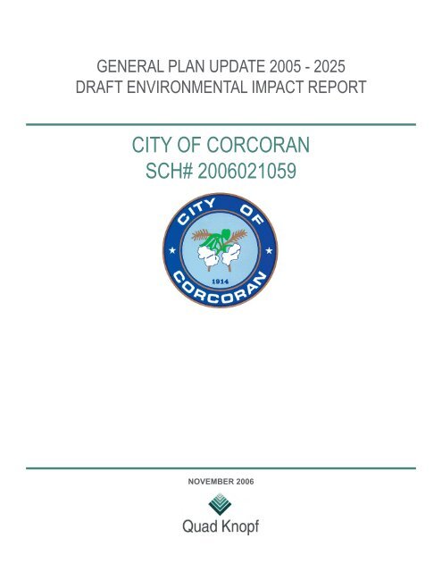 Draft Environmental Impact Report - Quad Knopf