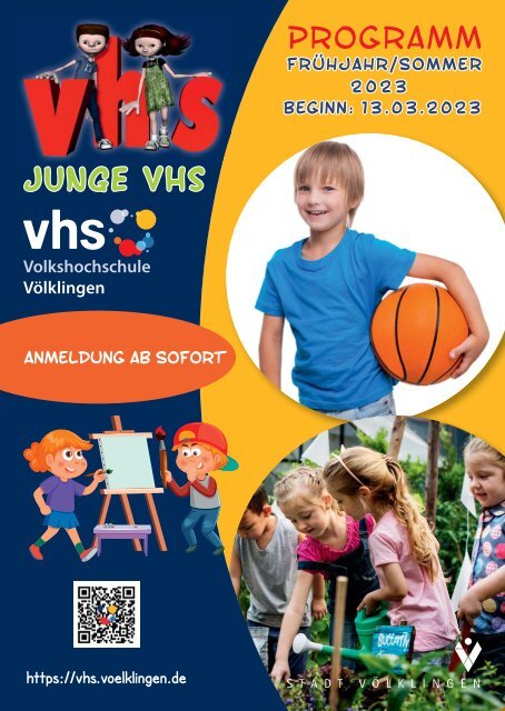 Programm der Jungen VHS Frühjahr/Sommer 2023