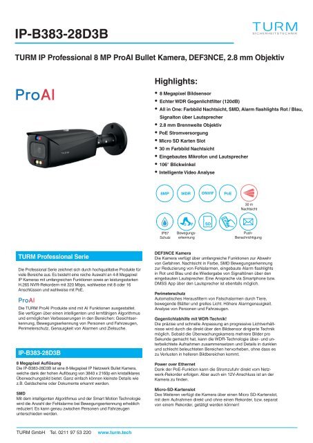 IP-B383-28D3B Datenblatt