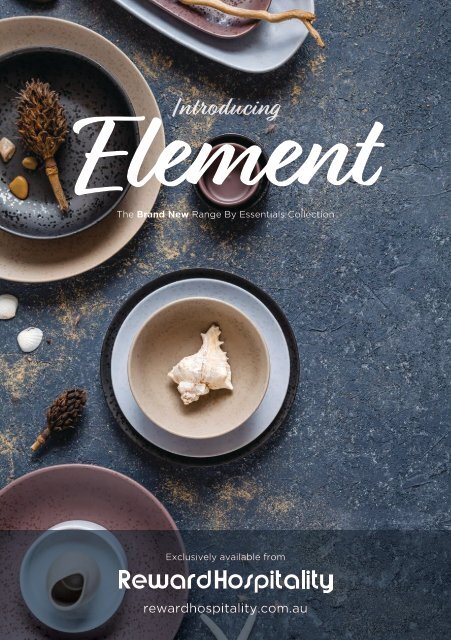 AU Essentials Collection | Element Crockery Range