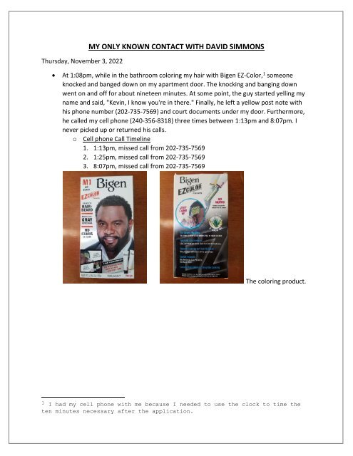 David Simmons Report